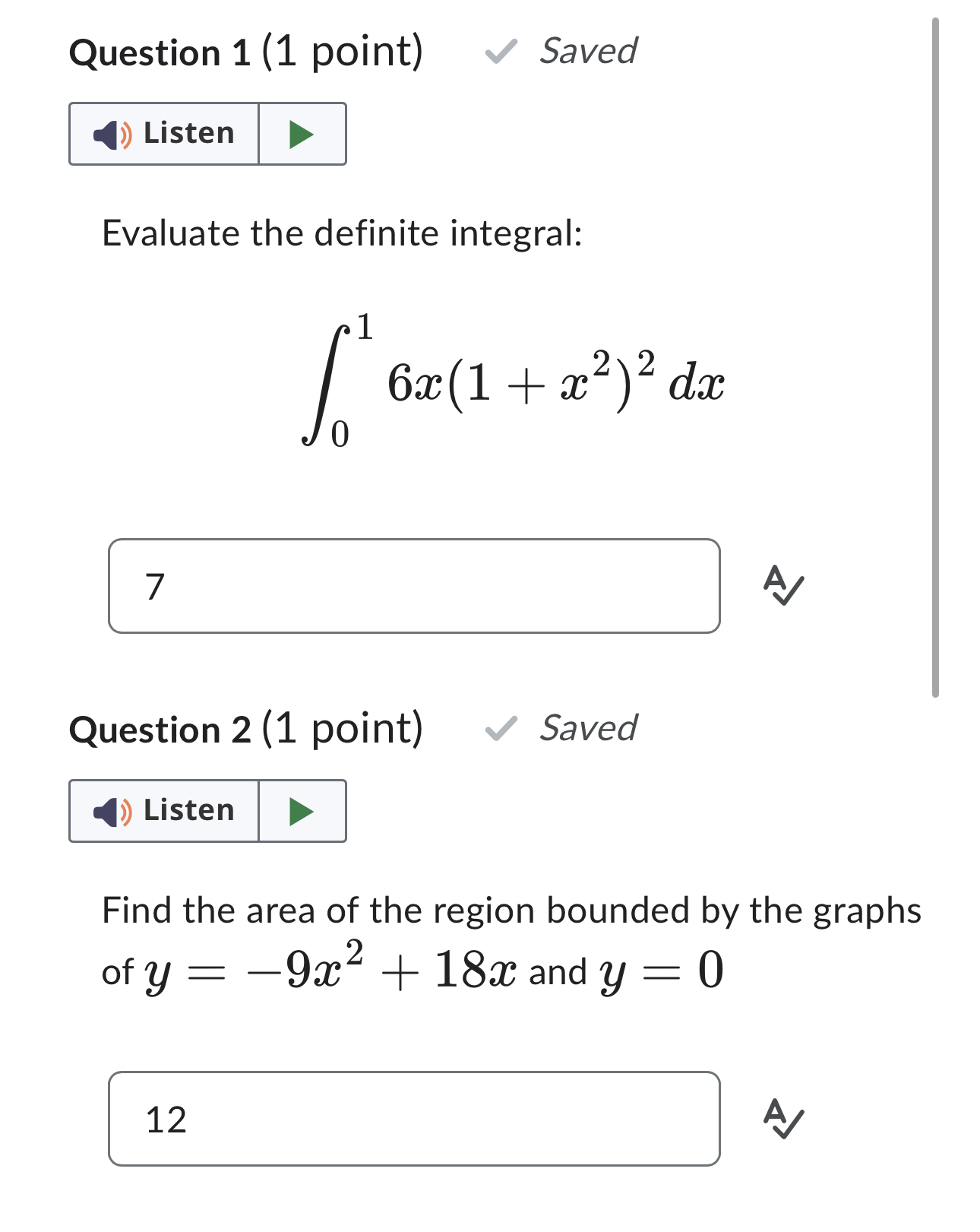 Solved Evaluate the definite integral: ∫016x(1+x2)2dx A | Chegg.com