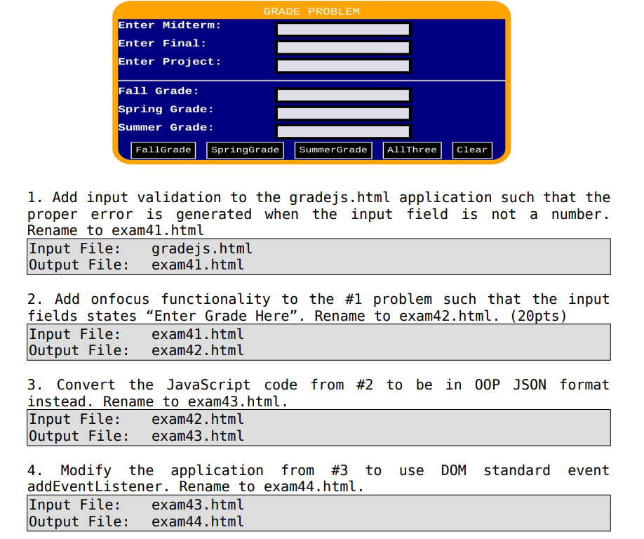 Solved I need help with question 3 and 4 pleaseeee html | Chegg.com