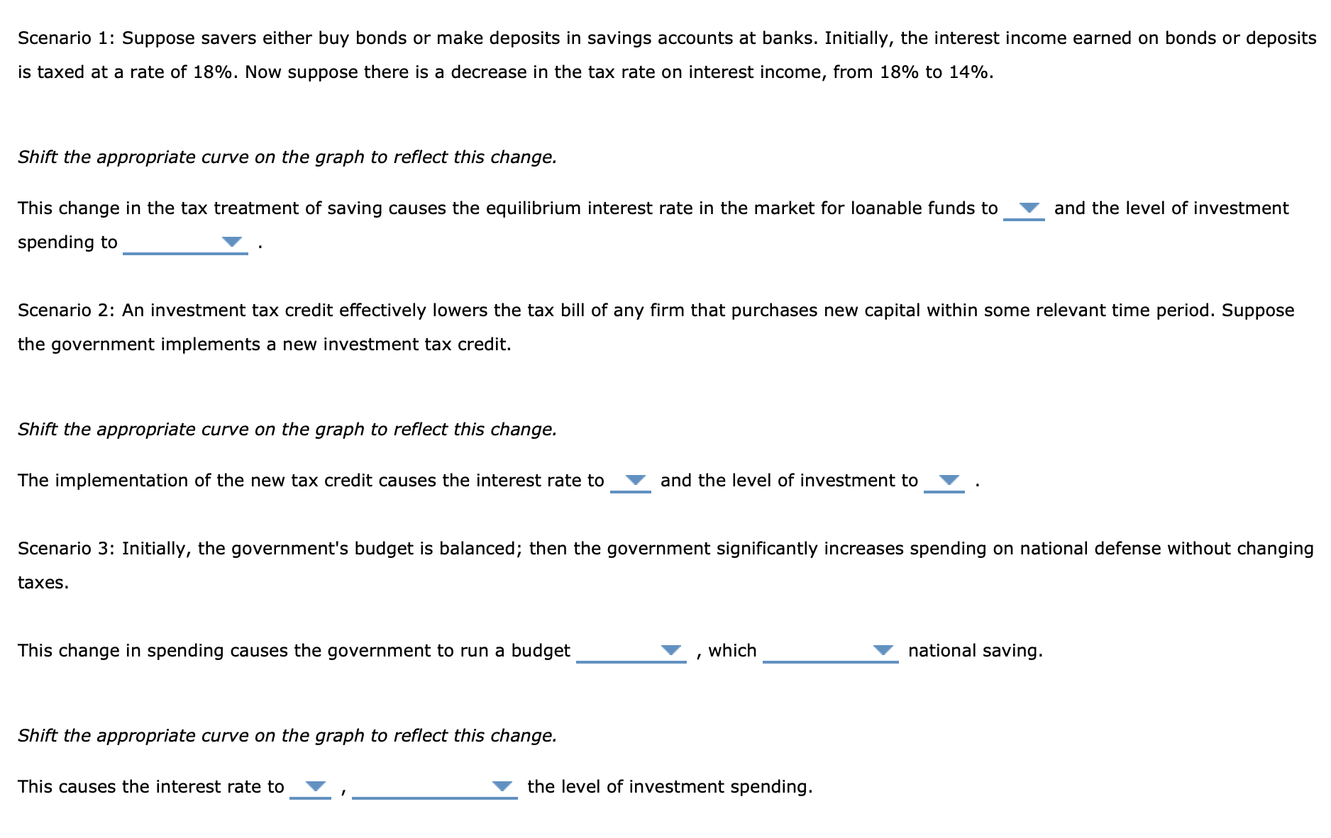Solved Scenario 1: Suppose savers either buy bonds or make | Chegg.com