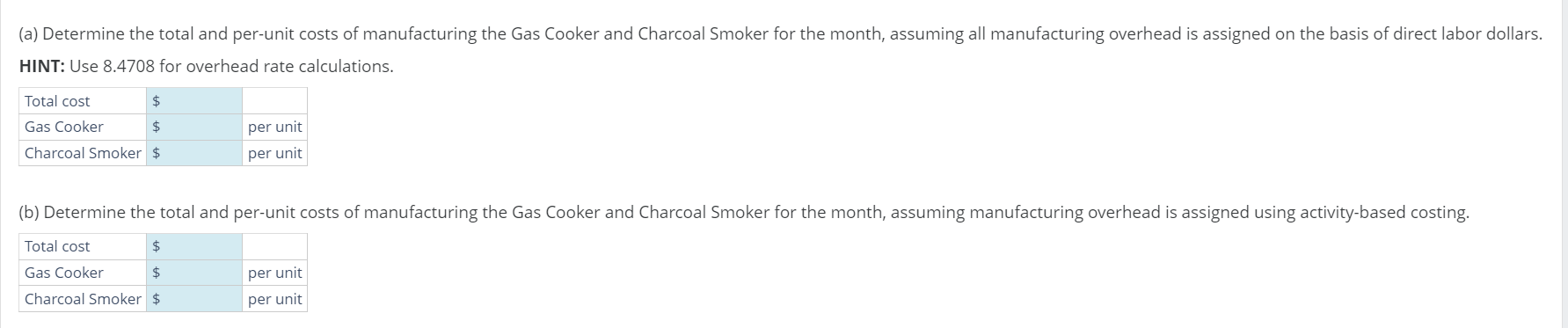 Solved Activity-Based Costing and Conventional Costs | Chegg.com