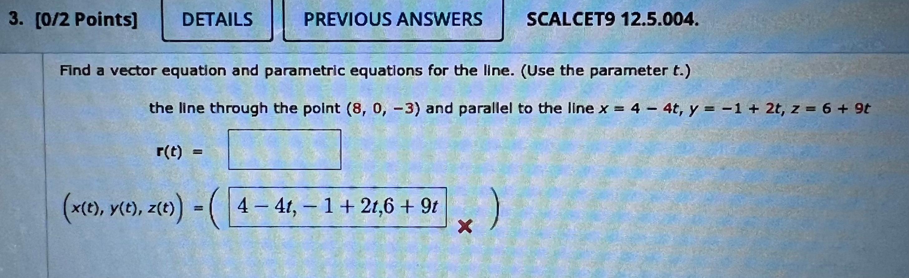 Solved 3. [0/2 Points) DETAILS PREVIOUS ANSWERS SCALCET9 | Chegg.com