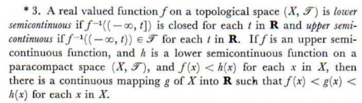Solved * 3. A real valued function f on a topological space | Chegg.com