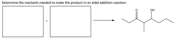 Solved Determine the reactants needed to make the product in | Chegg.com