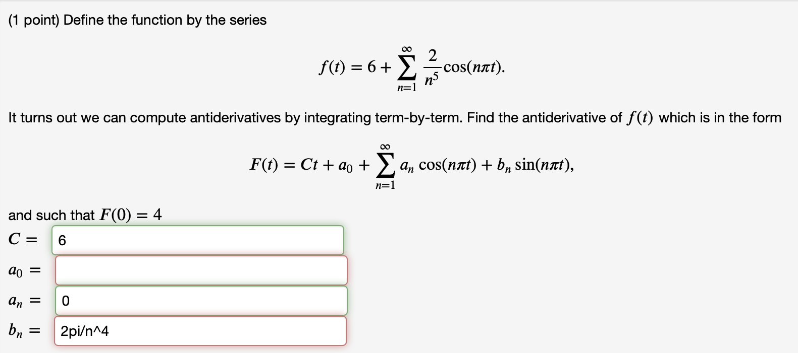 Solved Define the function by the | Chegg.com