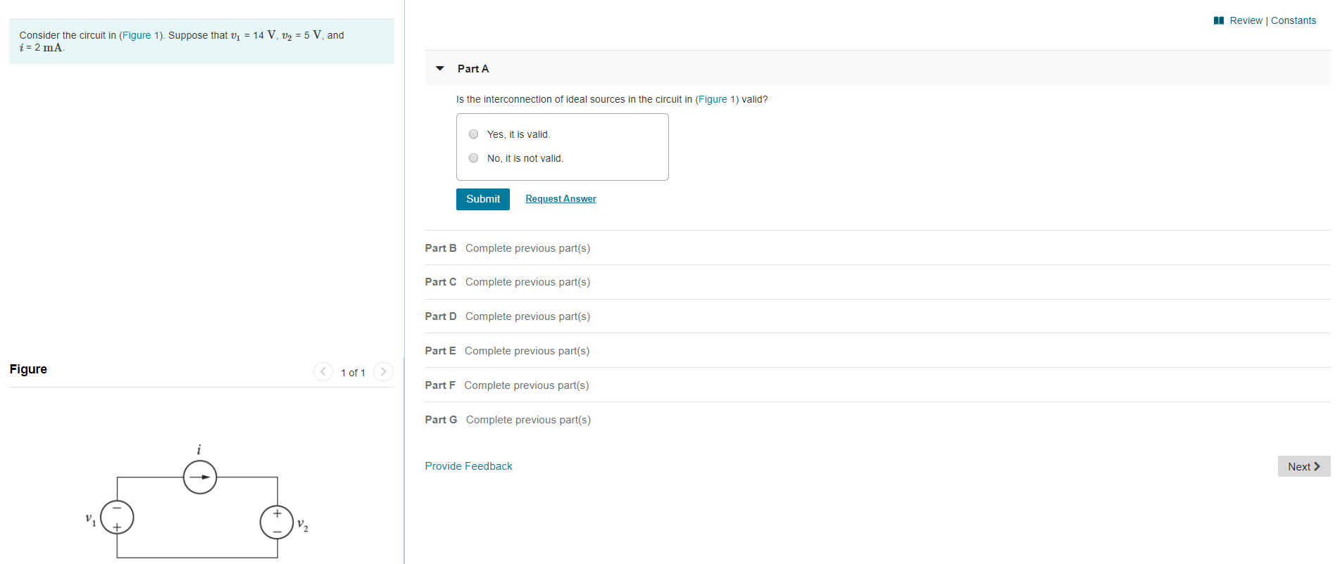 Solved Review | Constants Consider the circuit in (Figure | Chegg.com
