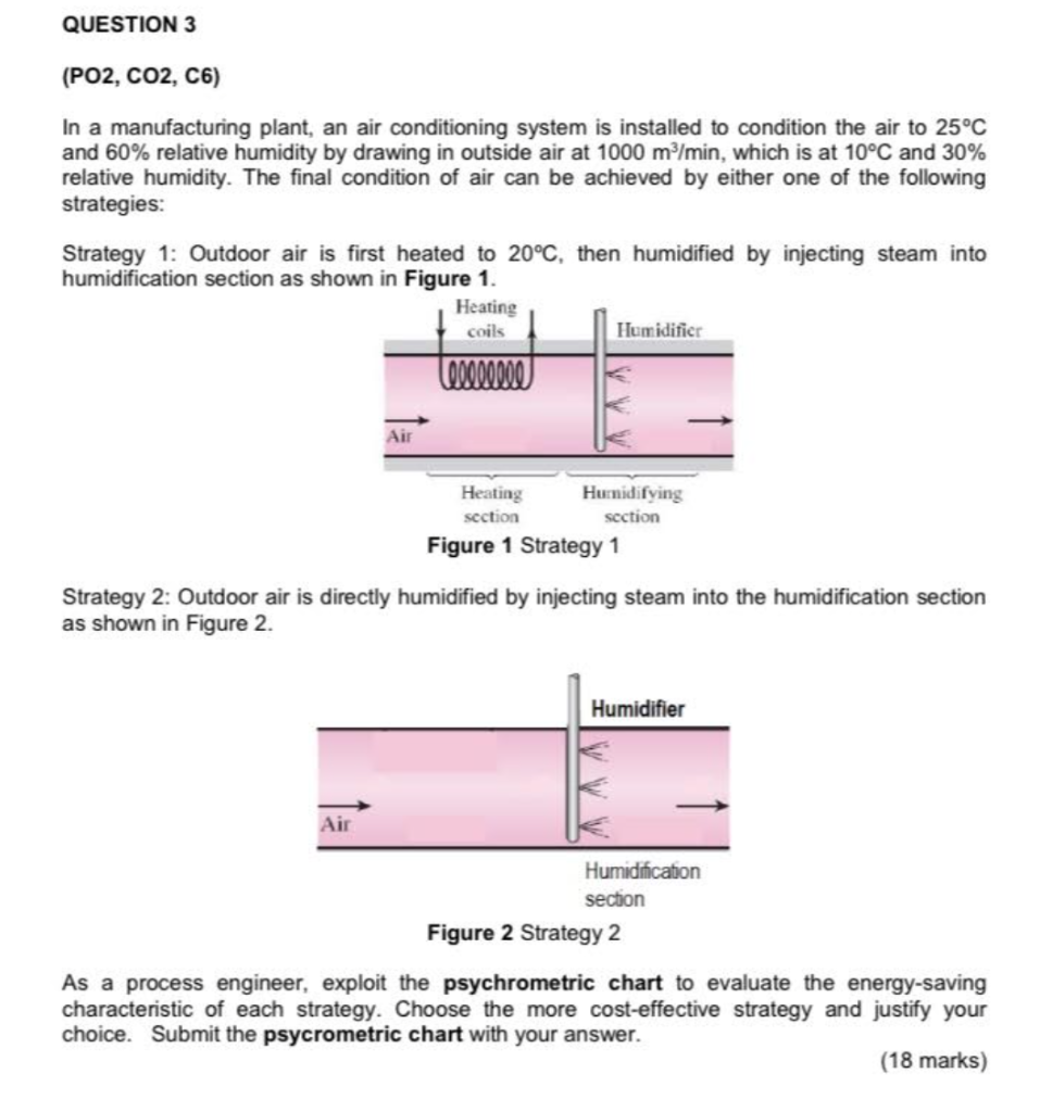 Solved QUESTION 3 (PO2, CO2, C6) In a manufacturing plant, | Chegg.com