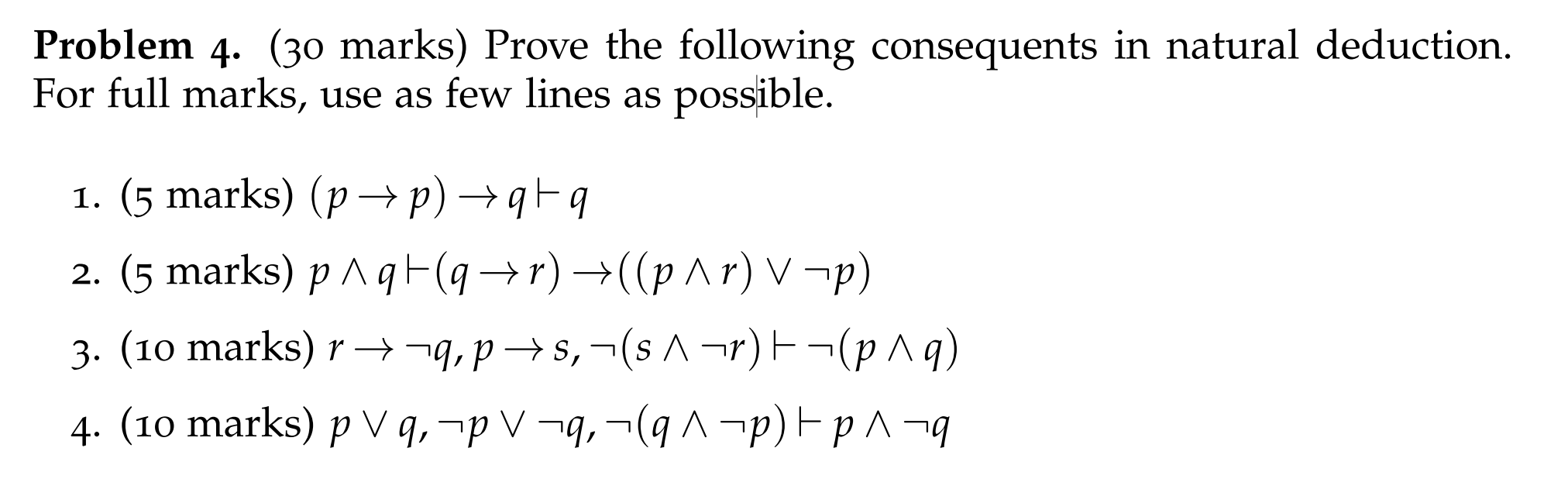 Solved use those justification: Assumption Introduction, | Chegg.com