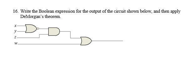 Solved Write the Boolean expression for the output of the | Chegg.com
