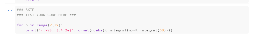 Solved Write a function K_integral(n), that computes K = Lu | Chegg.com