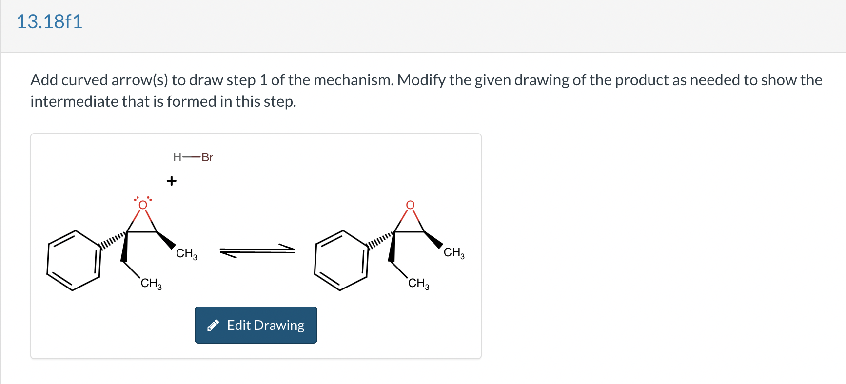 Solved Add curved arrow(s) to draw step 1 of the mechanism. | Chegg.com