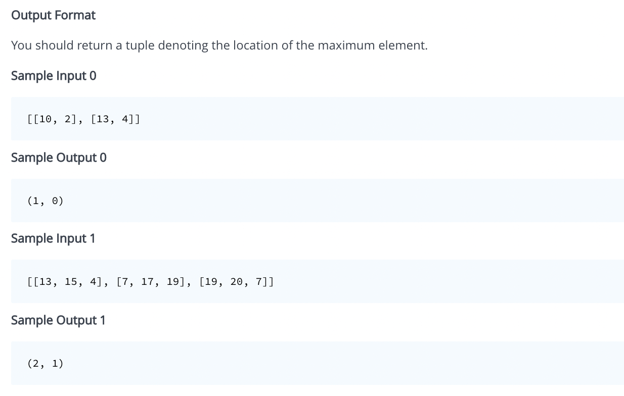 Solved BEGINNER PYTHON 3: Return (row, column) position of | Chegg.com Solved BEGINNER PYTHON 3: Return (row, column) position of | Chegg.com