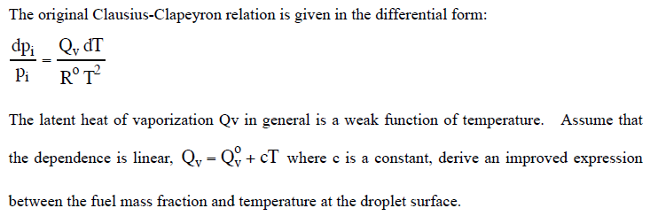 Solved The original Clausius-Clapeyron relation is given in | Chegg.com