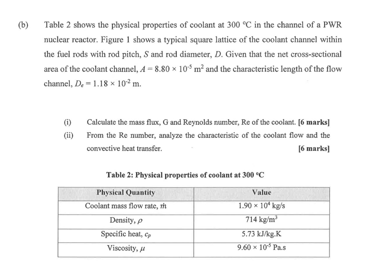 Solved Table 2 shows the physical properties of coolant at | Chegg.com