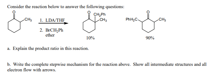 Solved Consider the reaction below to answer the following | Chegg.com