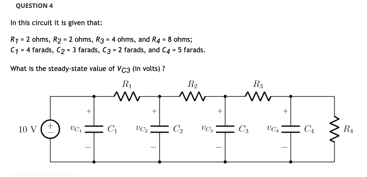 Solved In this circuit it is given that: | Chegg.com