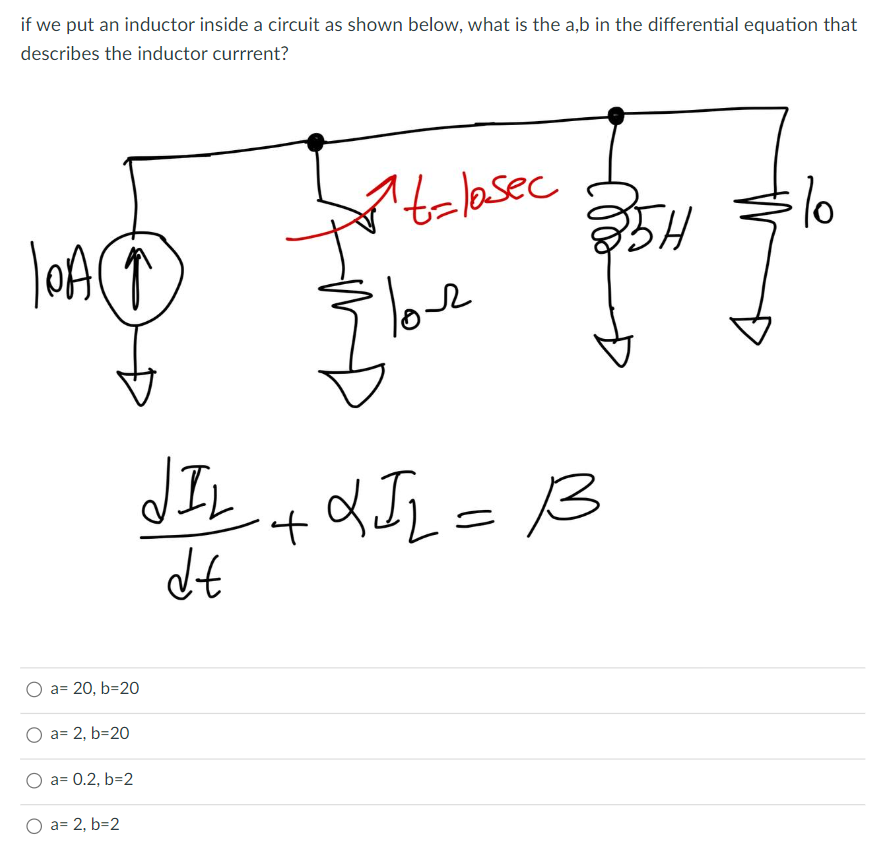 Solved if we put an inductor inside a circuit as shown | Chegg.com