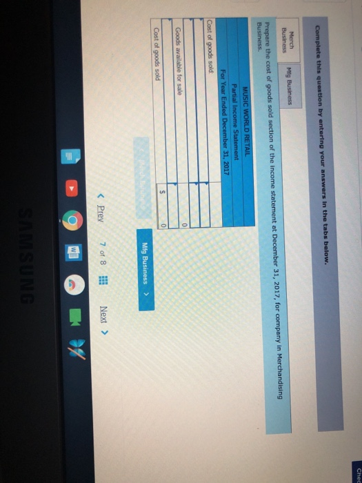 Solved Problem 18-5A Inventory computation and reporting LO | Chegg.com