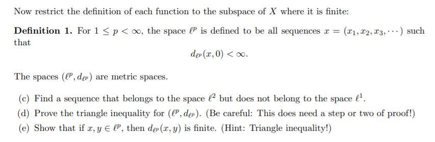 Solved Now restrict the definition of each function to the | Chegg.com