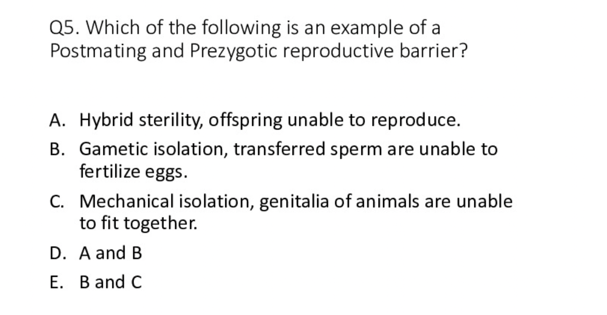 Solved Q5. ﻿Which of the following is an example of | Chegg.com