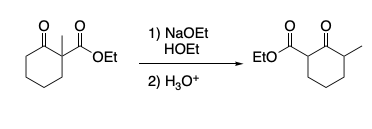 Solved OEt 1) NaOEt HOEt 2) H3O+ EtO | Chegg.com