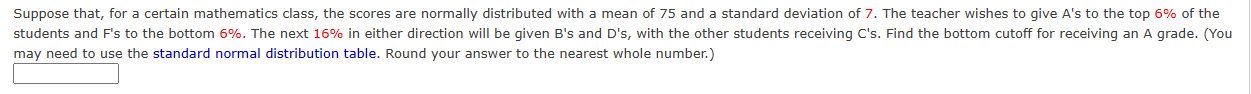 Solved Suppose that, for a certain mathematics class, the | Chegg.com