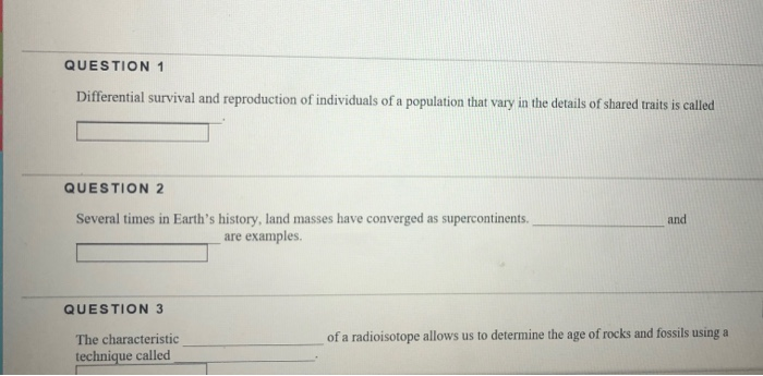 Solved QUESTION 1 Differential survival and reproduction of | Chegg.com