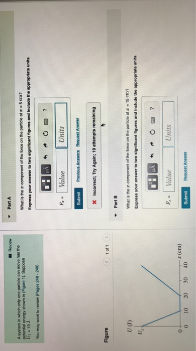 Solved Review A system in which only one particle can move | Chegg.com