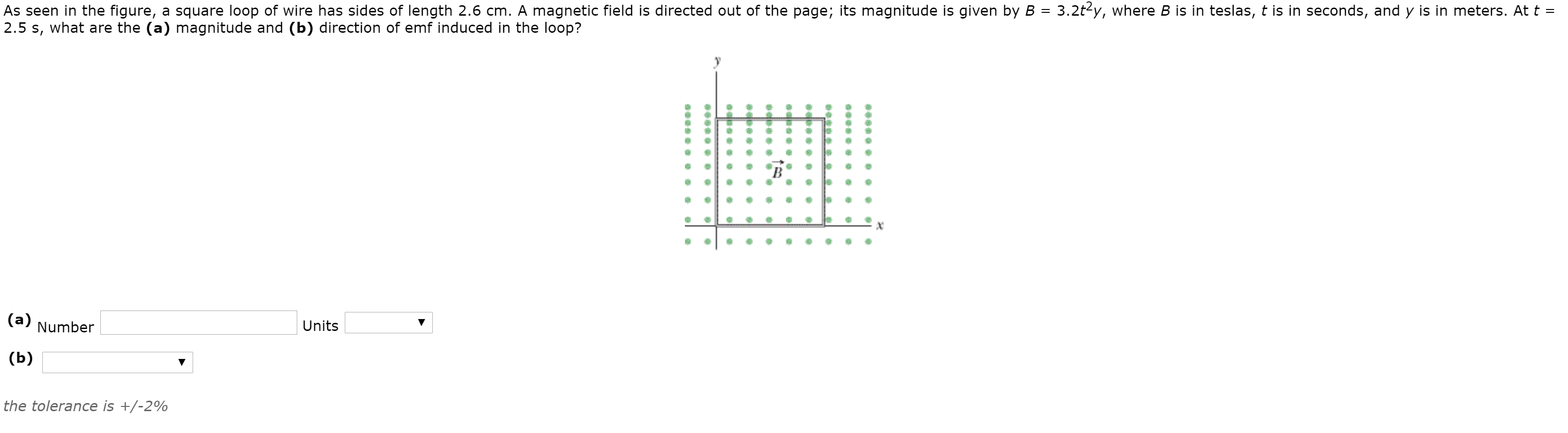 Solved As seen in the figure, a square loop of wire has | Chegg.com