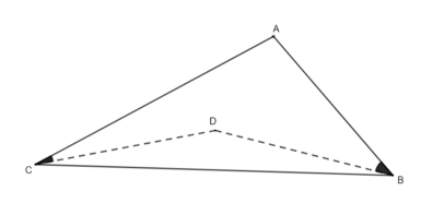 Solved Alex has a paper scalene triangle. Using scissors, he | Chegg.com