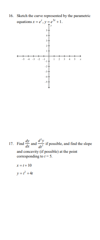 Solved 16. Sketch the curve represented by the parametric | Chegg.com