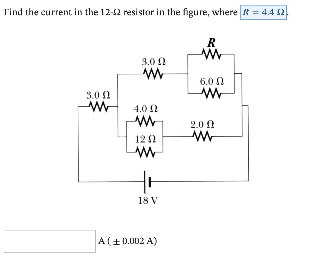 Solved Find the current in the 12-12 resistor in the figure, | Chegg.com