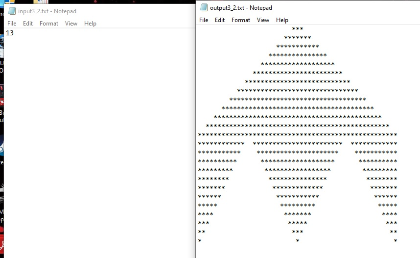 Solved Write a C program that prints the following pattern | Chegg.com