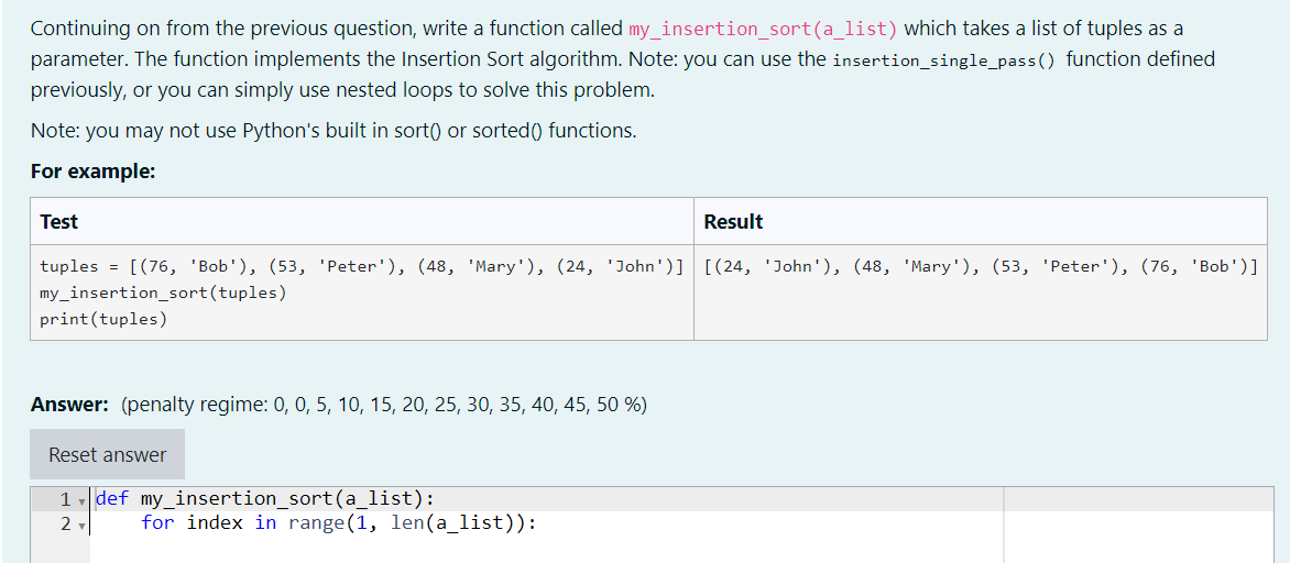 Solved def shift_tuples(a_list, index):| item = | Chegg.com