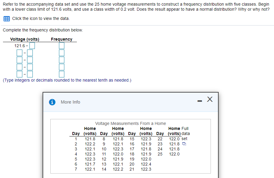 Solved Refer to the accompanying data set and use the 25 | Chegg.com