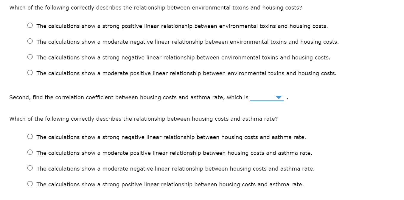 Solved 3 Practice: Association Between Variables Measured at | Chegg.com