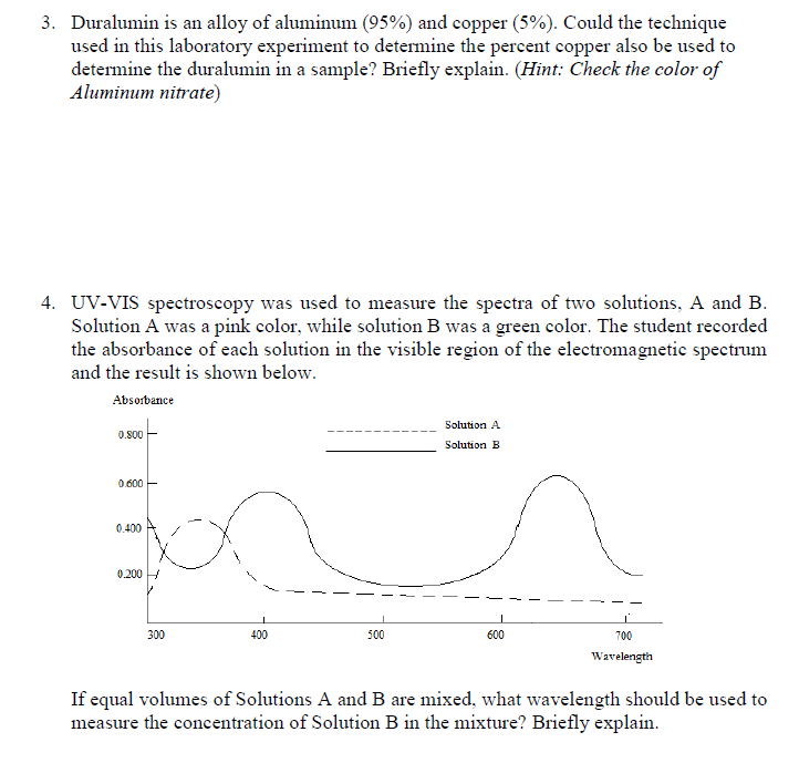 Solved 3. Duralumin is an alloy of aluminum (95%) and copper | Chegg.com