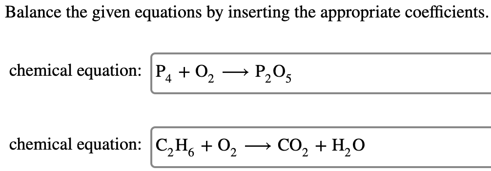 Solved A balanced reaction equation must have the same | Chegg.com