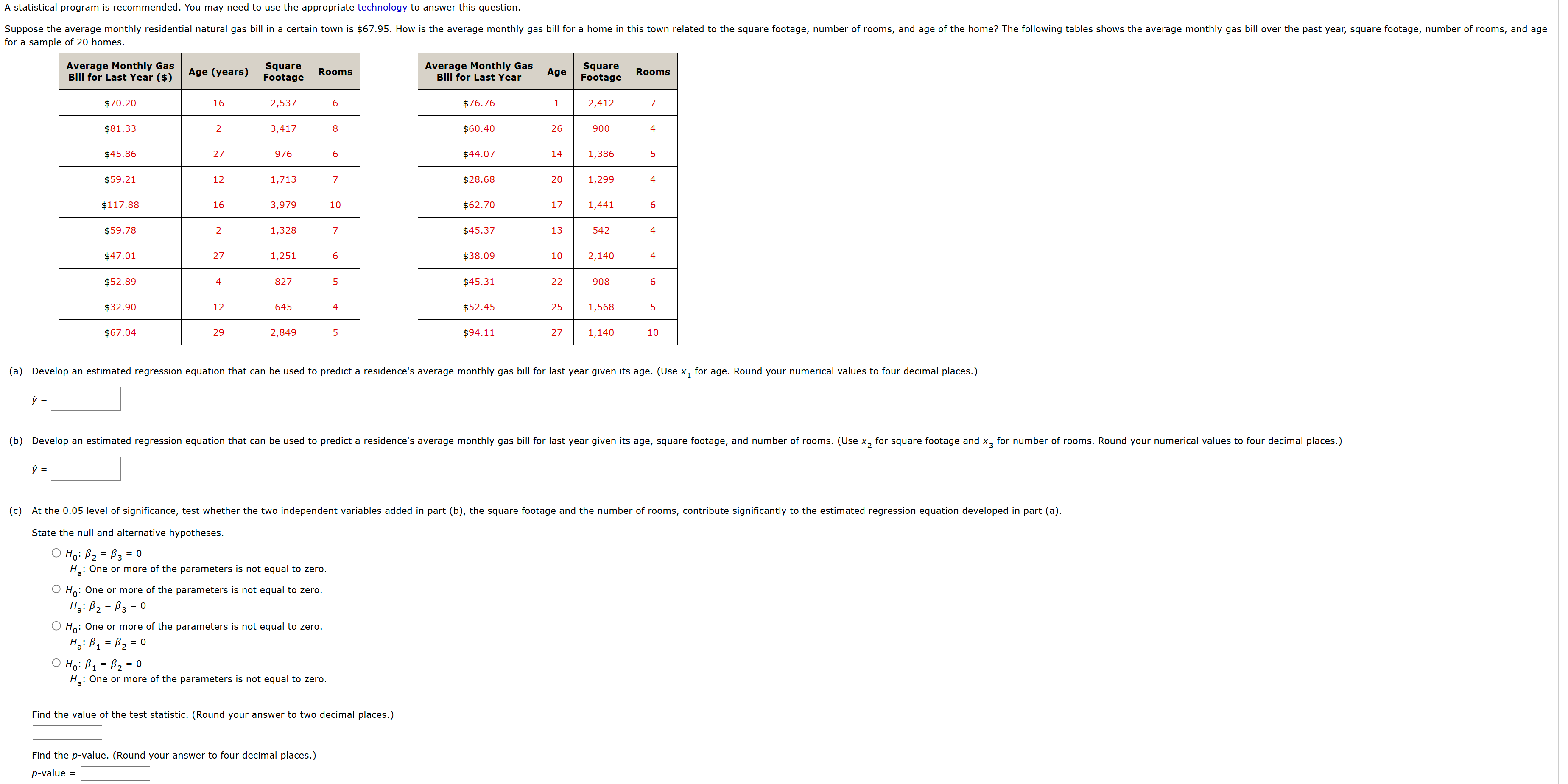 Solved x1 ﻿for age. Round your numerical values to ﻿four | Chegg.com