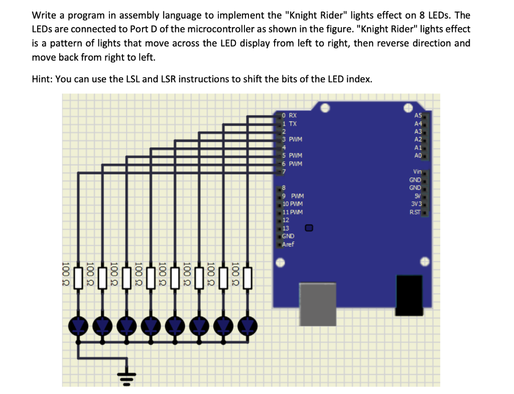 Write A Program In Assembly Language To Implement The