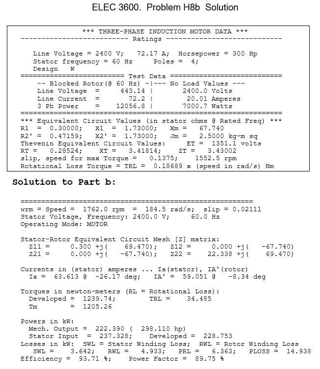 3 Phase Induction Motor Problems And Solutions Infoupdate Org