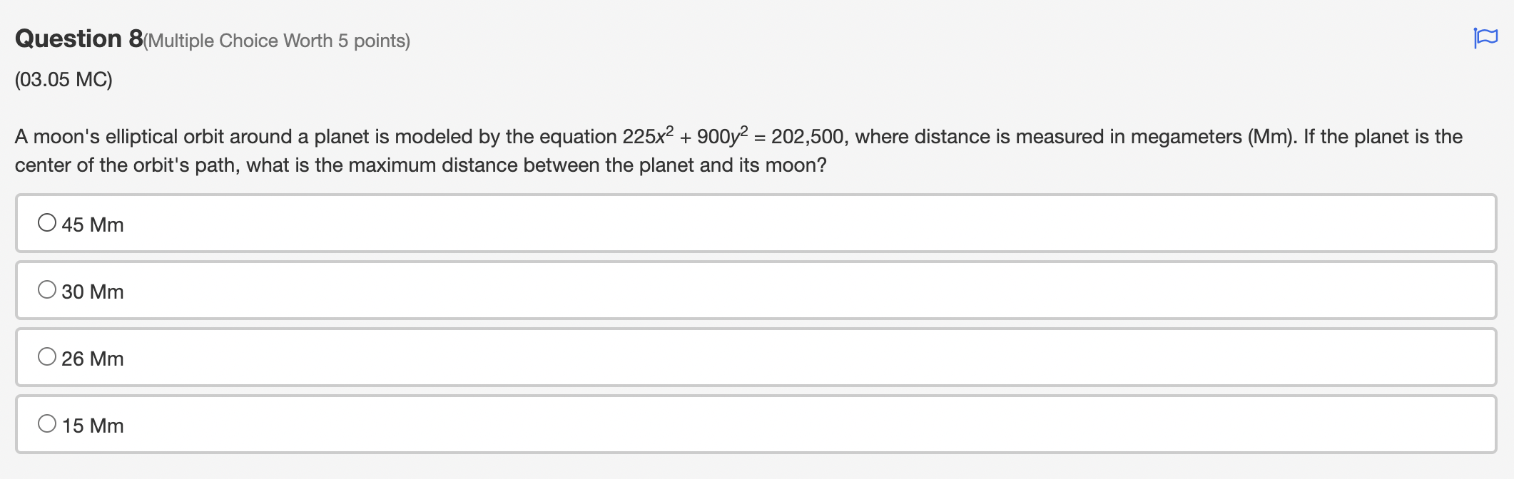 Solved Question 7(Multiple Choice Worth 5 points) (03.03 MC) | Chegg.com