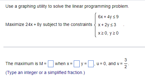 Solved Use a graphing utility to solve the linear | Chegg.com