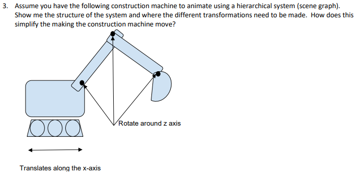 Assume you have the following construction machine to | Chegg.com