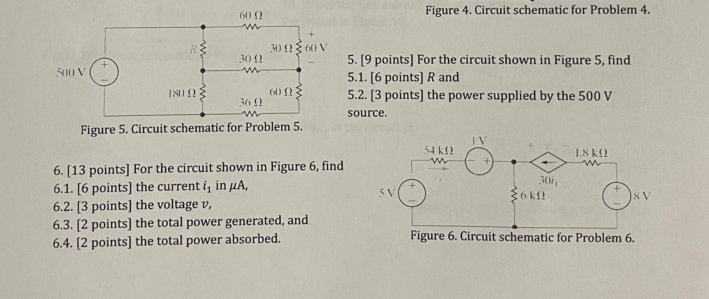 Solved Figure 4. ﻿Circuit schematic for Problem 4.[9 | Chegg.com