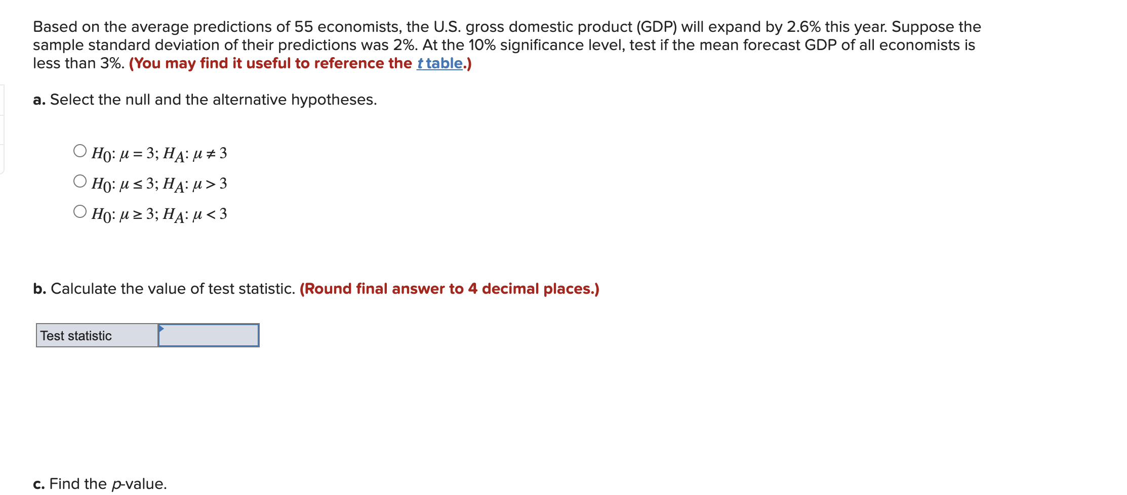 Solved Based on the average predictions of 55 economists, | Chegg.com