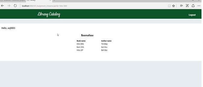 Solved JSP Assignment 2 (Java Server Pages) Library | Chegg.com