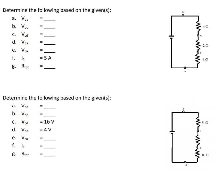 Solved Please draw and label the voltage and current arrows, | Chegg.com