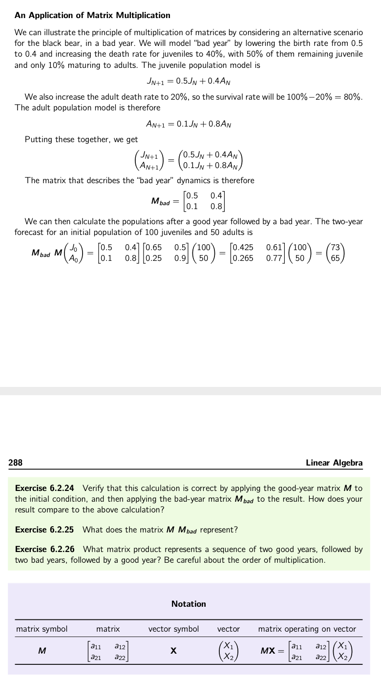 Solved An Application of Matrix Multiplication We can | Chegg.com