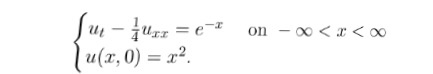 Solved Solve the non homogeneous diffusion equation. {u_t - | Chegg.com