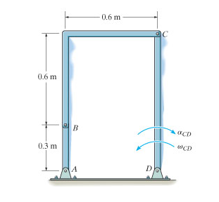 Solved Determine the angular acceleration of link AB if link | Chegg.com